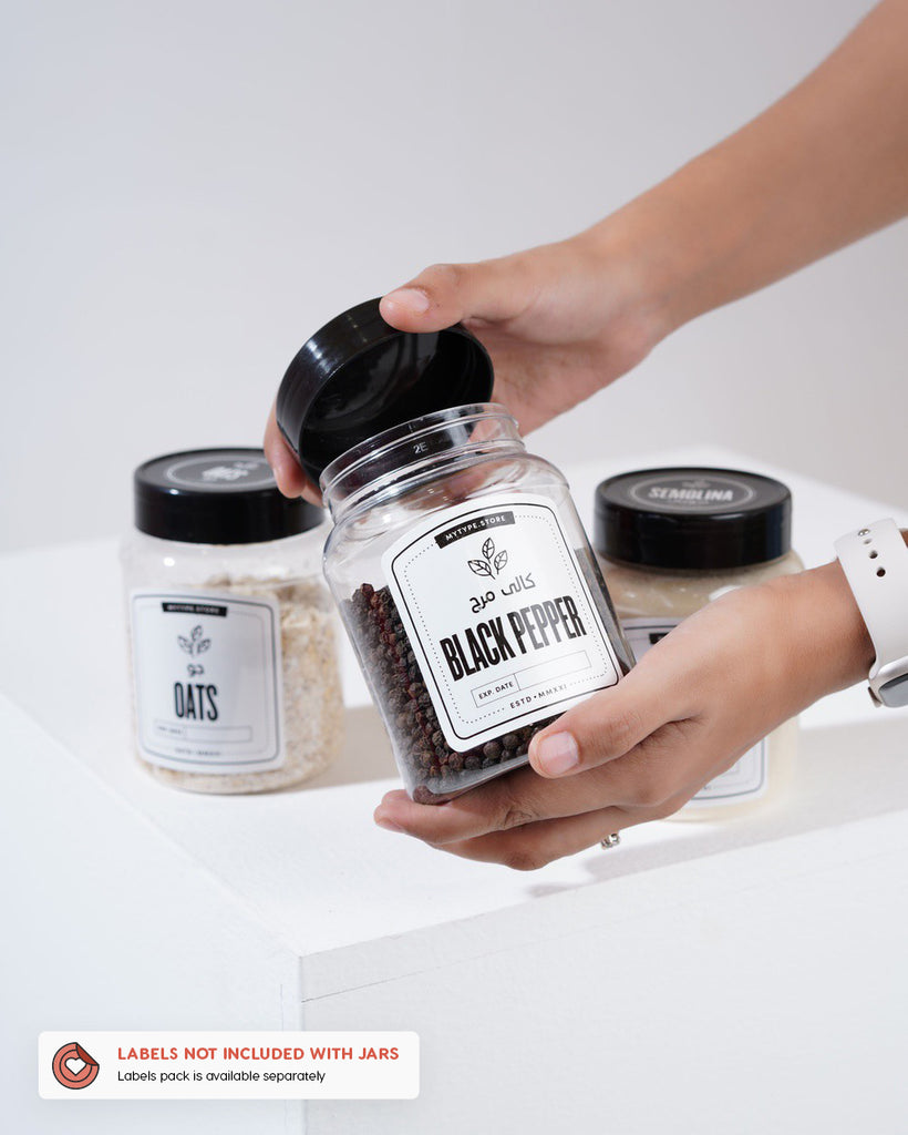 500ml Clean Jar-Plastic – Mytype.store