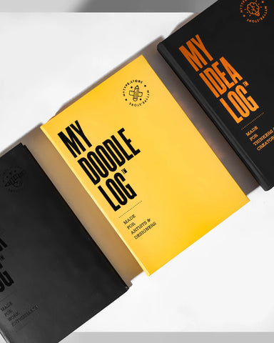 Set of 3 Logs - Idea, Doodle, Work Log - Mytype.store