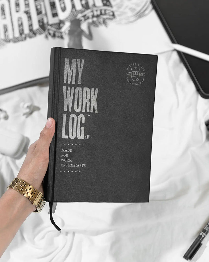 Set of 3 Logs - Idea, Doodle, Work Log - Mytype.store